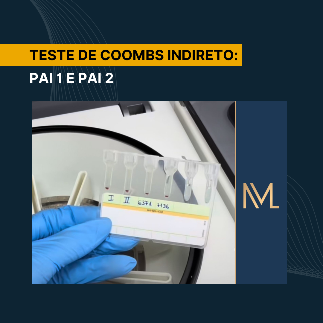 Teste de Coombs Indireto: PAI 1 E PAI 2 - INML